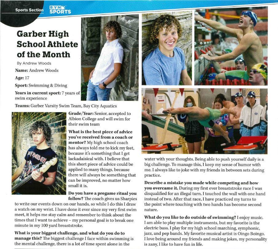 Local Athlete of the Month | Garber High School